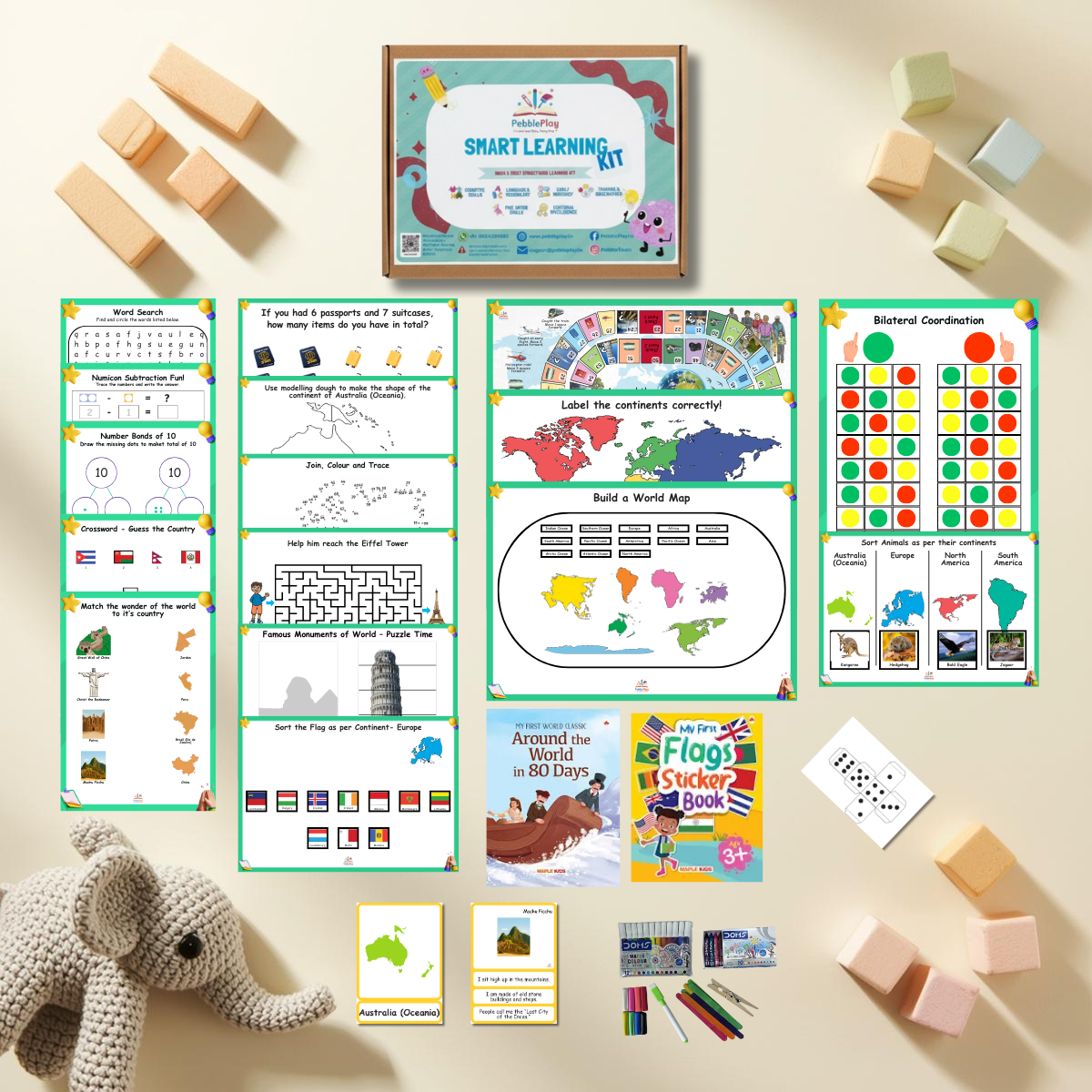 Montessori Smart Learning Kit | Age 4+ | Level 2 |… | PebblePlay